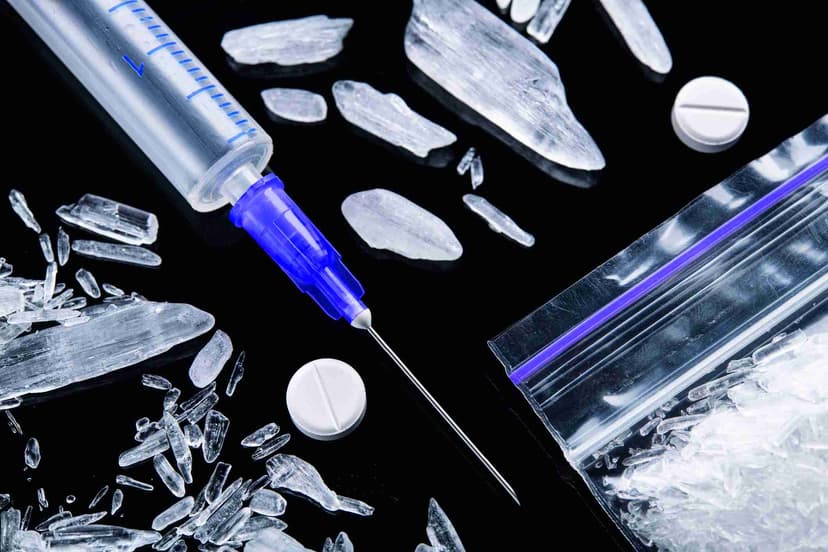 Crystal Meth hat schwere Folgen